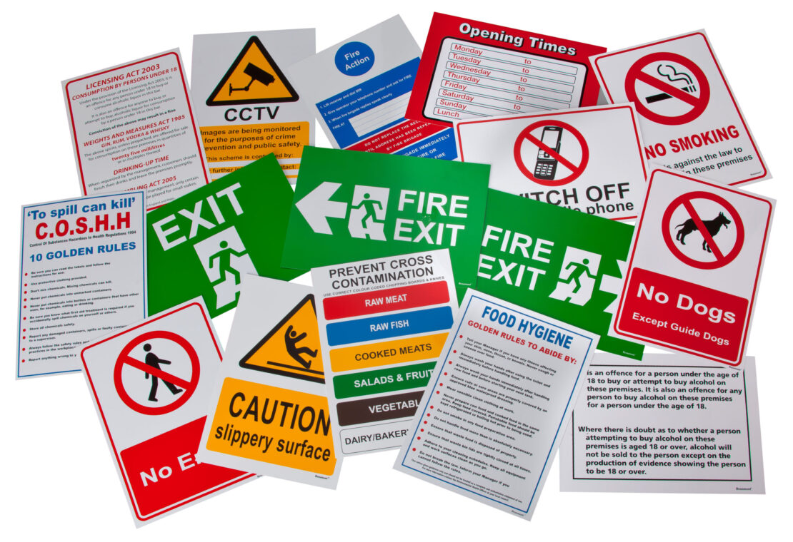 A4 COSHH Sign - Licensed Trade Supplies